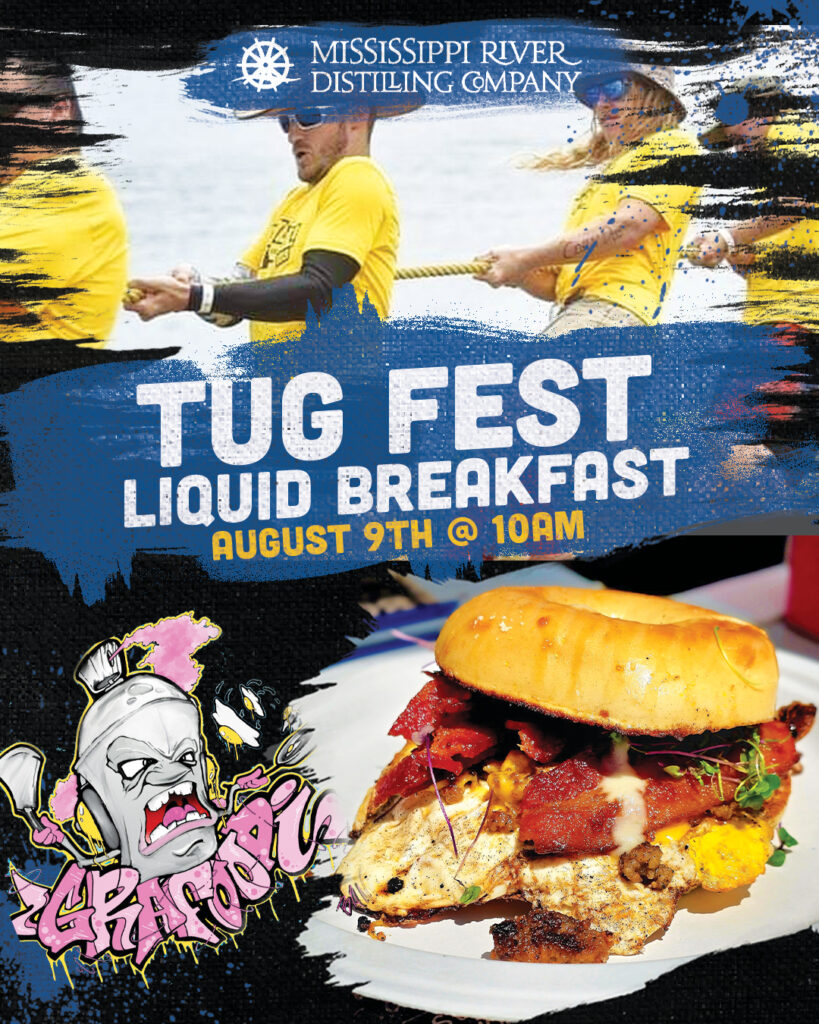 Tug Fest Liquid Brunch With Grafoodi - Mississippi River Distilling Company